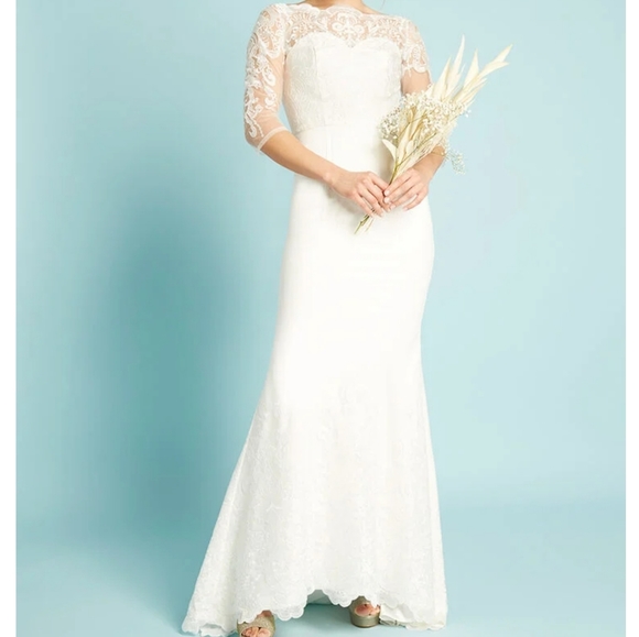 Modcloth | Dresses | Modcloth Wedding Dress | Poshmark